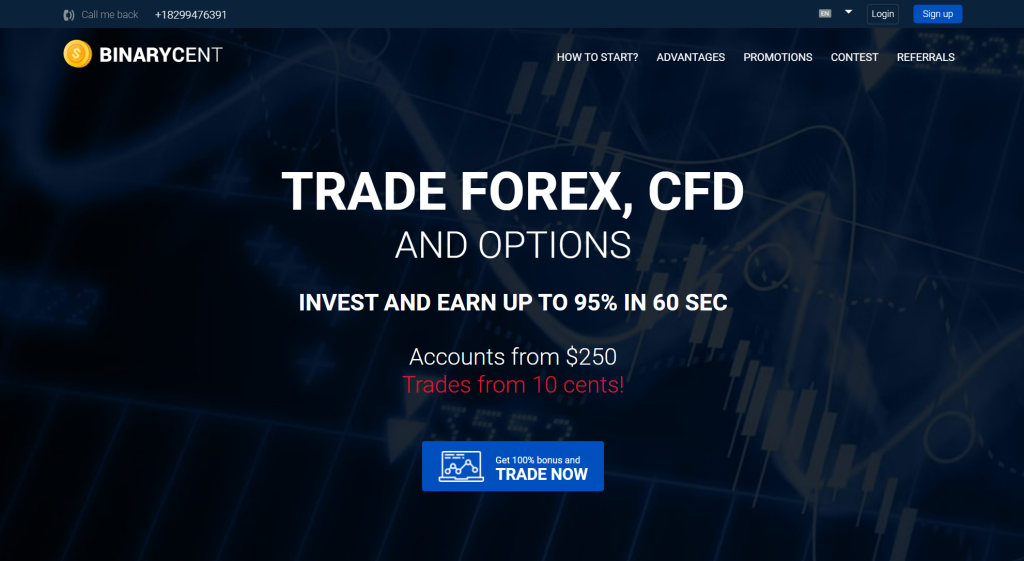 BinaryCent review 2024 | Pros & cons | binaryoption.com